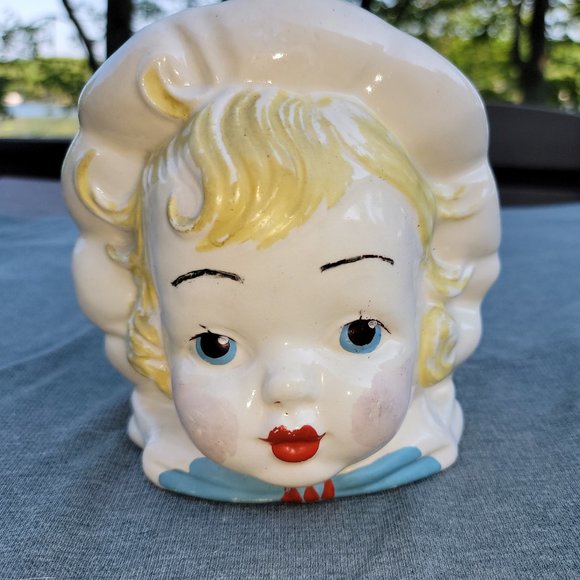 USA 62 | Accents | Vintage Hull Baby Doll Head Planter Vase Usa 62 ...